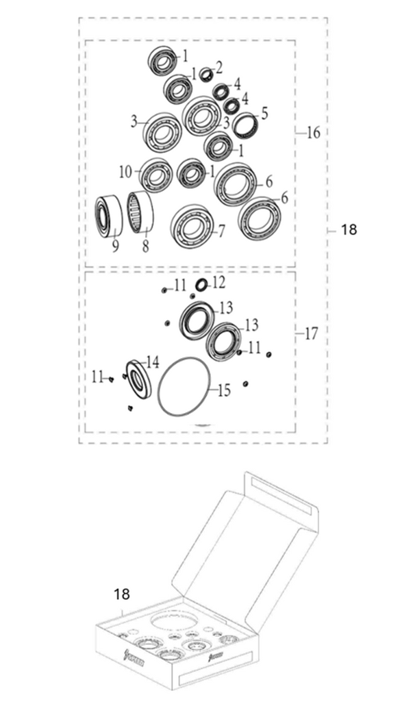 Rear diff seal kit - SpeedUTVParts